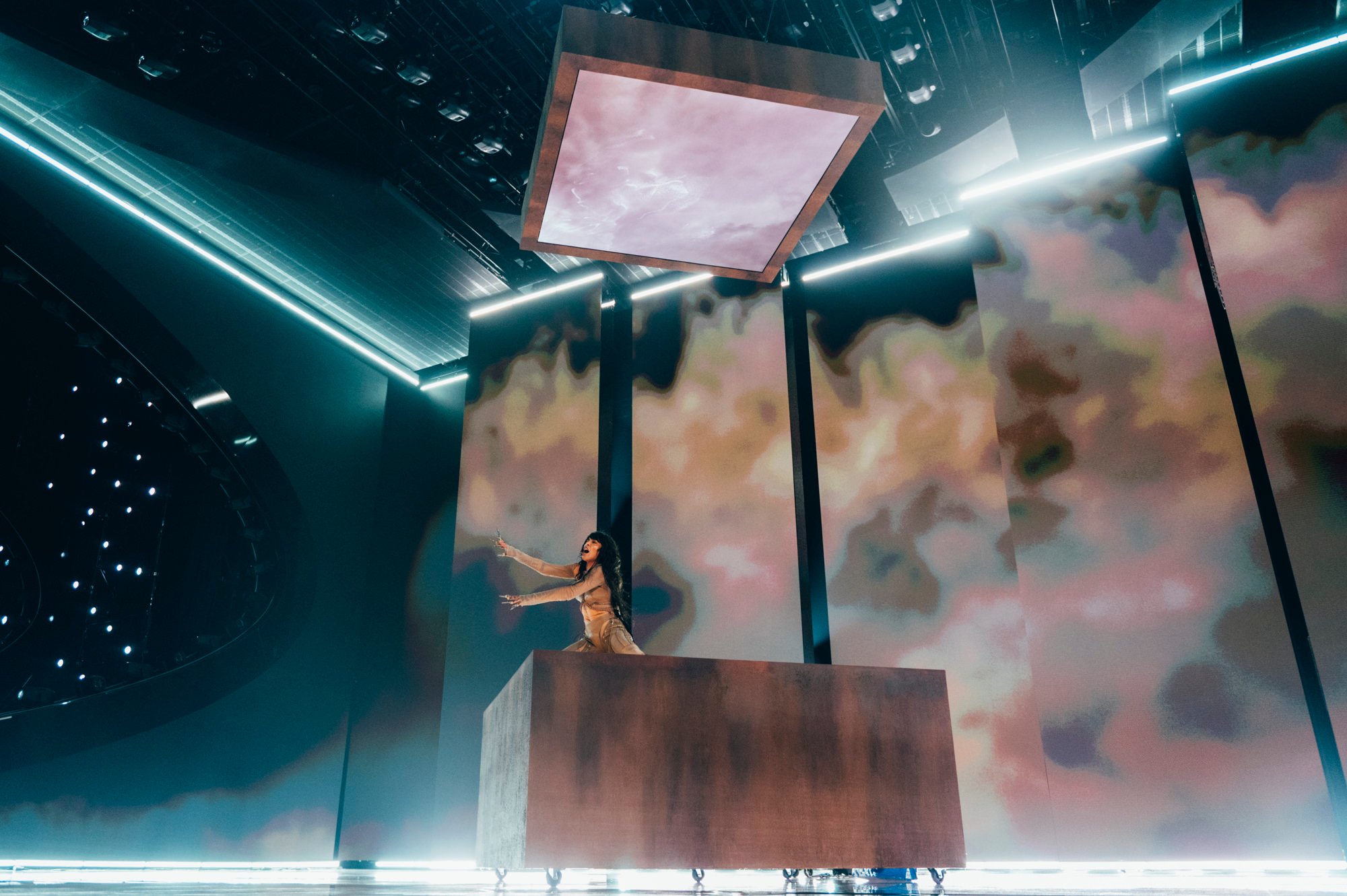 🇸🇪 TES Preview: A smaller LED Screen for Loreen's first rehearsal ...